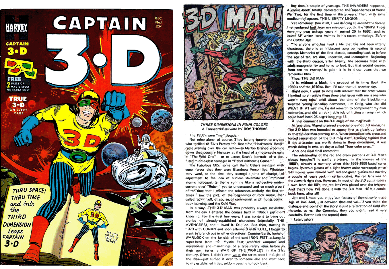 The Peerless Power of Comics!: Whatever Happened To The 3·D Man?