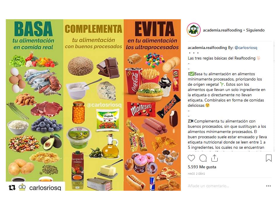 ÑAM, ÑAM: NUEVO TRIÁNGULO DE ALIMENTACIÓN SANA y PLATO SALUDABLE