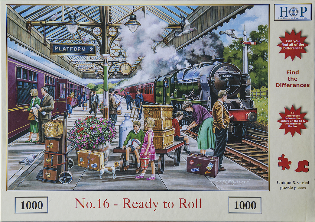 STEAM TRAINS AND JIGSAW PUZZLES: Spot the Difference....
