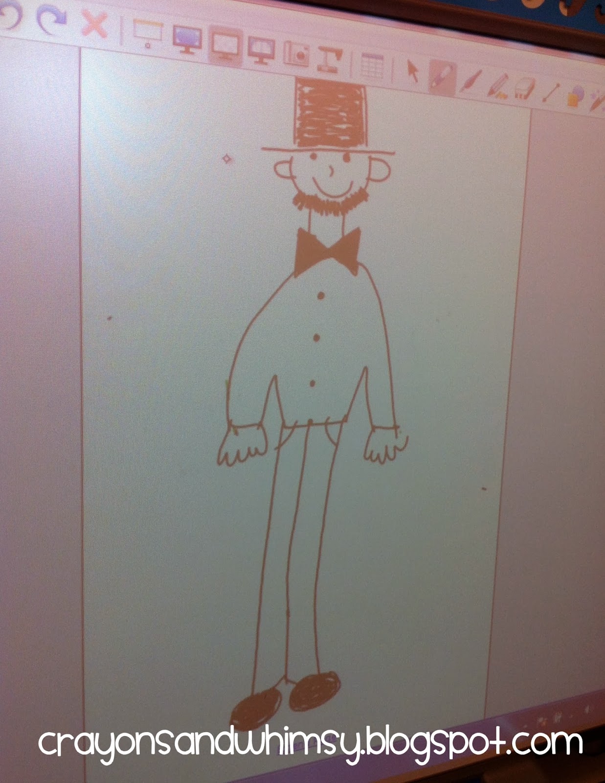 Let's Draw President Lincoln and an Abe Mini Unit - Crayons and Whimsy