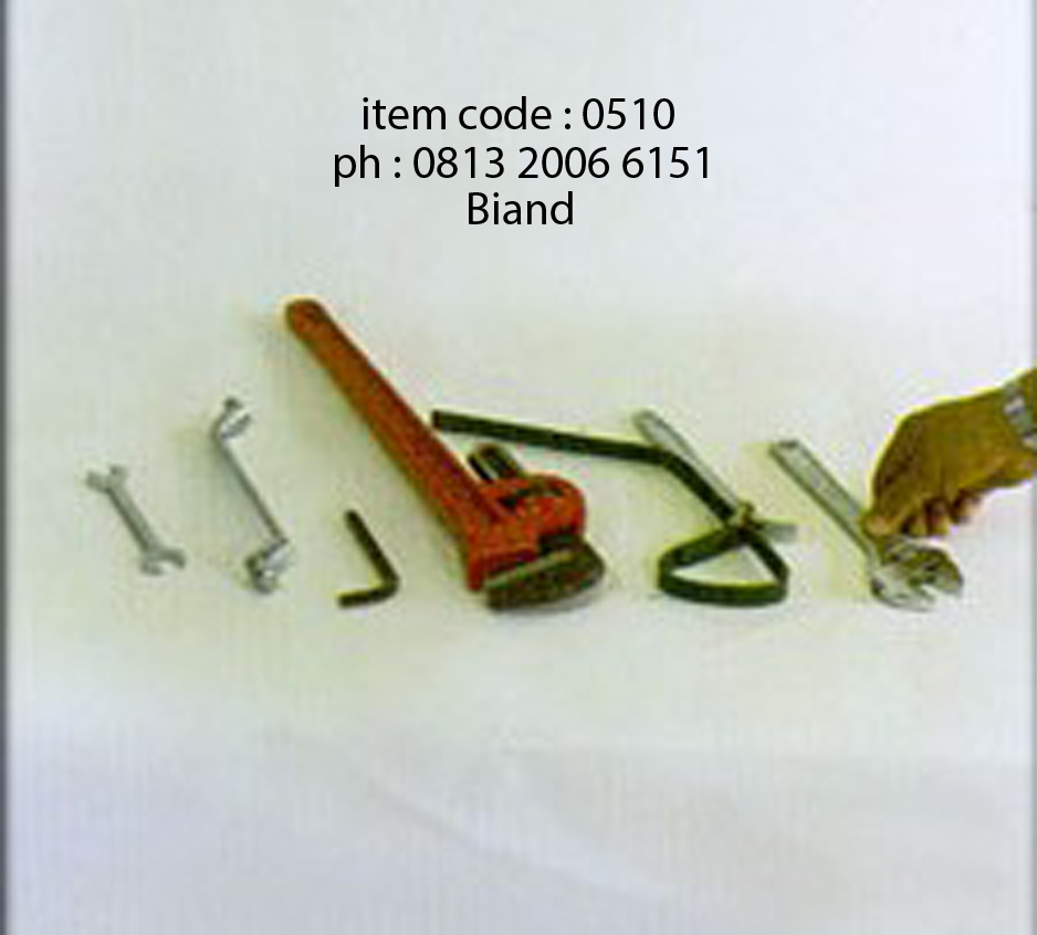 JUAL Open End Wrench, Ring Spanner, Allen Key, Pipe Wrench, Strap ...