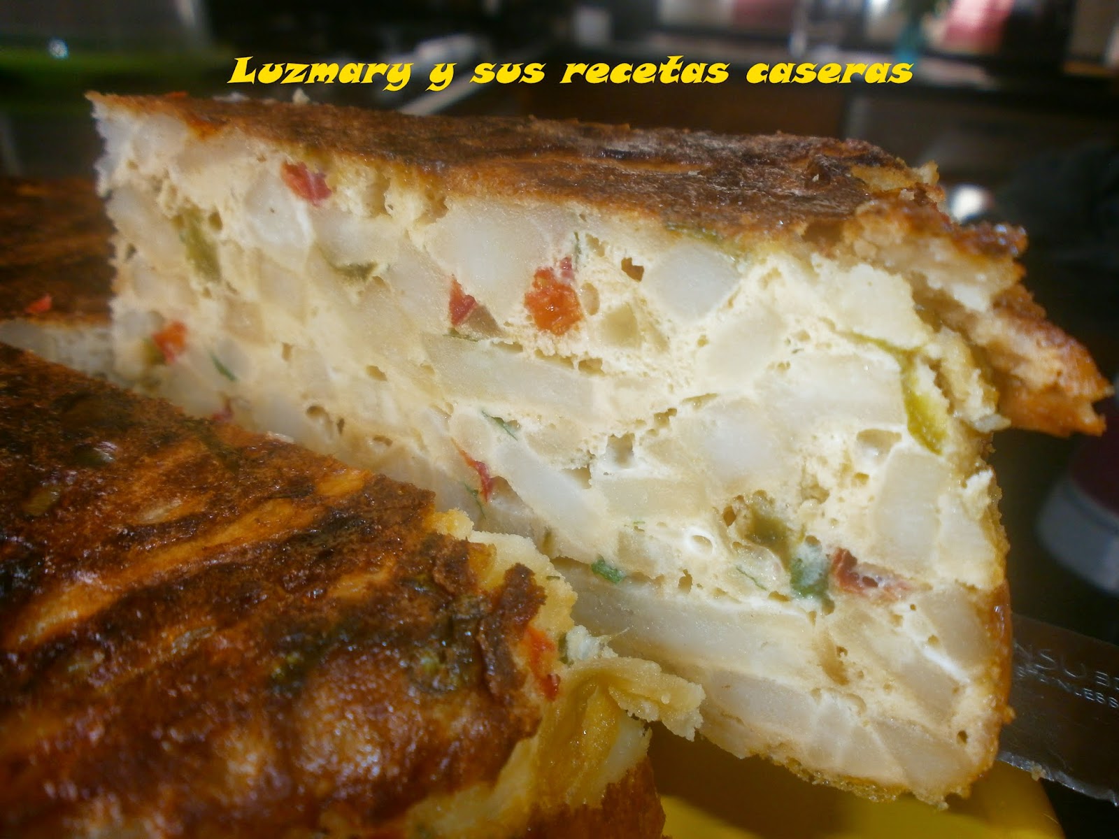 Luzmary y sus recetas caseras: TORTILLA DE PAPAS CON CEBOLLA Y ...