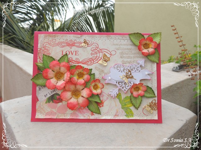 Cards ,Crafts ,Kids Projects: Simple Handmade Flowers Card