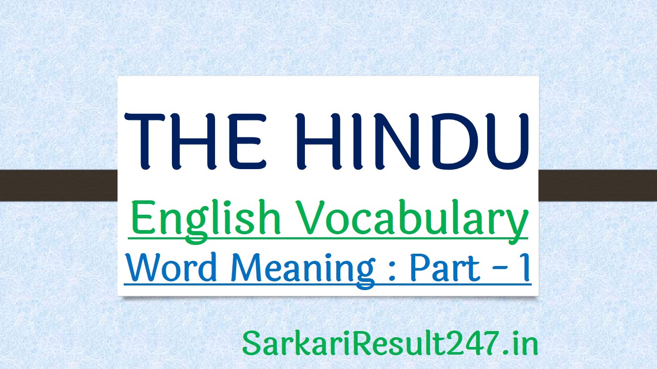 The Hindu Top Vocabulary 100 Words With Hindi Meaning the-hindu-top-vocabulary-100-words-with-hindi-meaning
