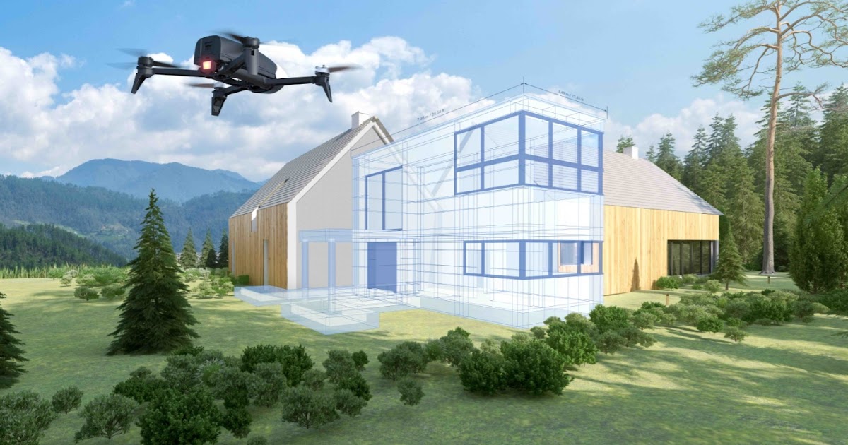 Droni: Parrot presenta il pacchetto Bebop-Pro 3D per ottenere modelli digitali degli edifici ...