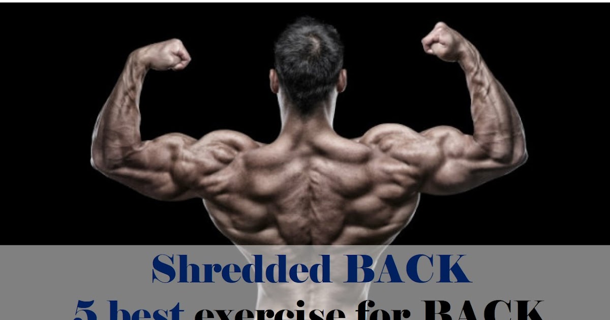 Shredded Back : 5 best exercise for Strong and shredded back