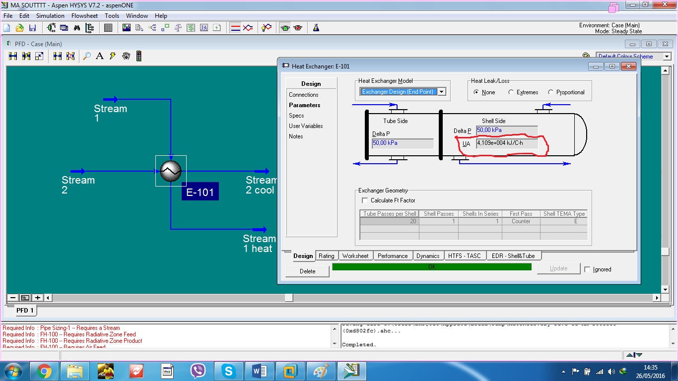 Simulation With Aspen HYSYS: Simulation of Heat Transfer Operations ...