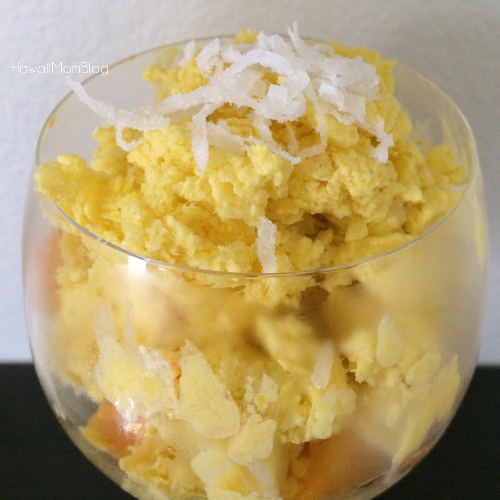 Hawaii Mom Blog: Super Easy Mango Coconut Granita