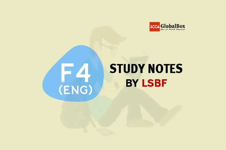 F4 (ENGLISH) - Study Notes by LSBF