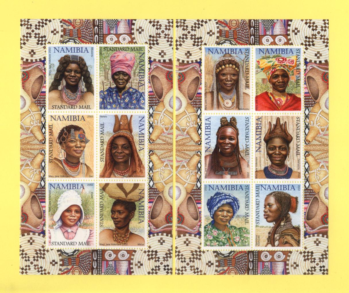 stamp: Namibia - Tribal Women 2001