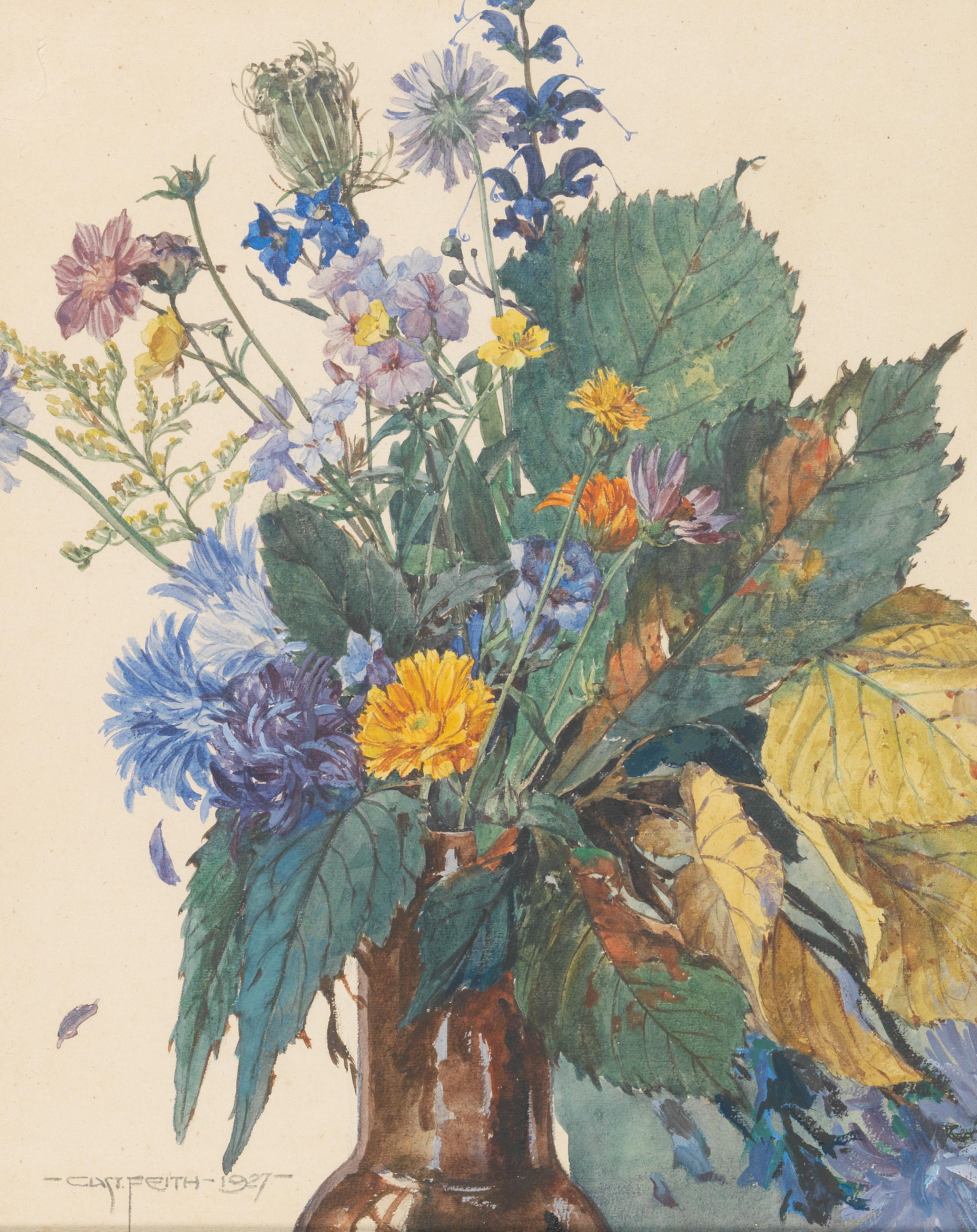 Gustav Feith (1875-1951) | Flowers painter | Tutt'Art@ | Pittura ...