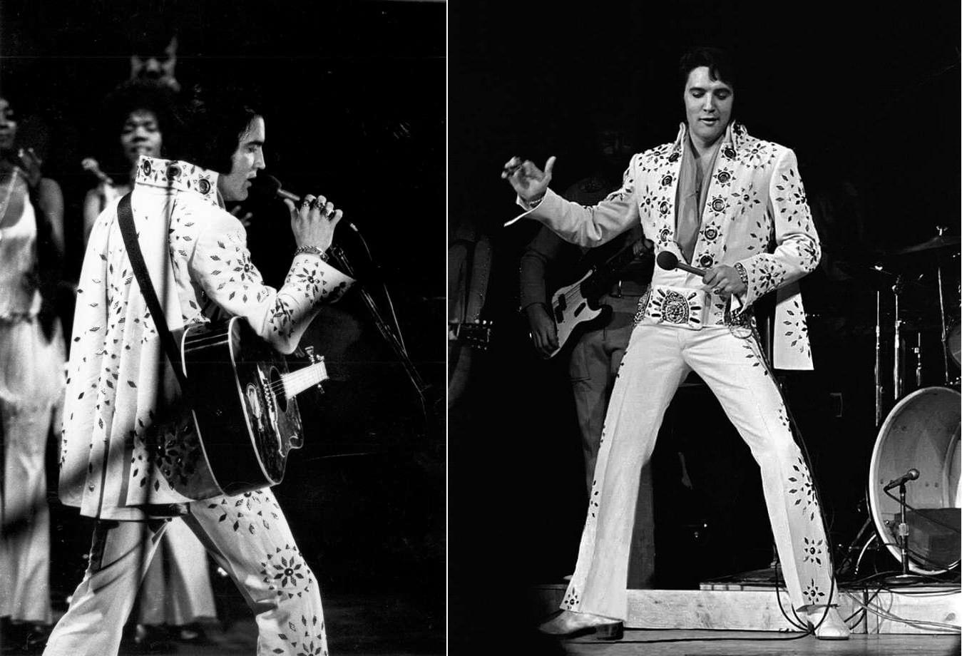 Elvis Presley . . . : Jumpsuit - Pinwheel White