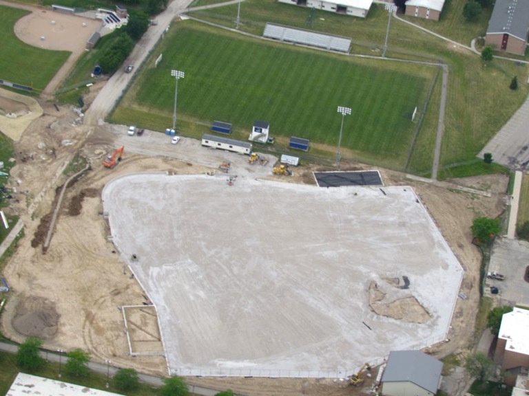Cornerstone Rounding Third with the New Baseball Stadium - Latest Home ...