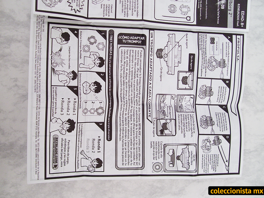 Beyblade Plastic Generation - Wolborg 2 (2002) - Coleccionista MX