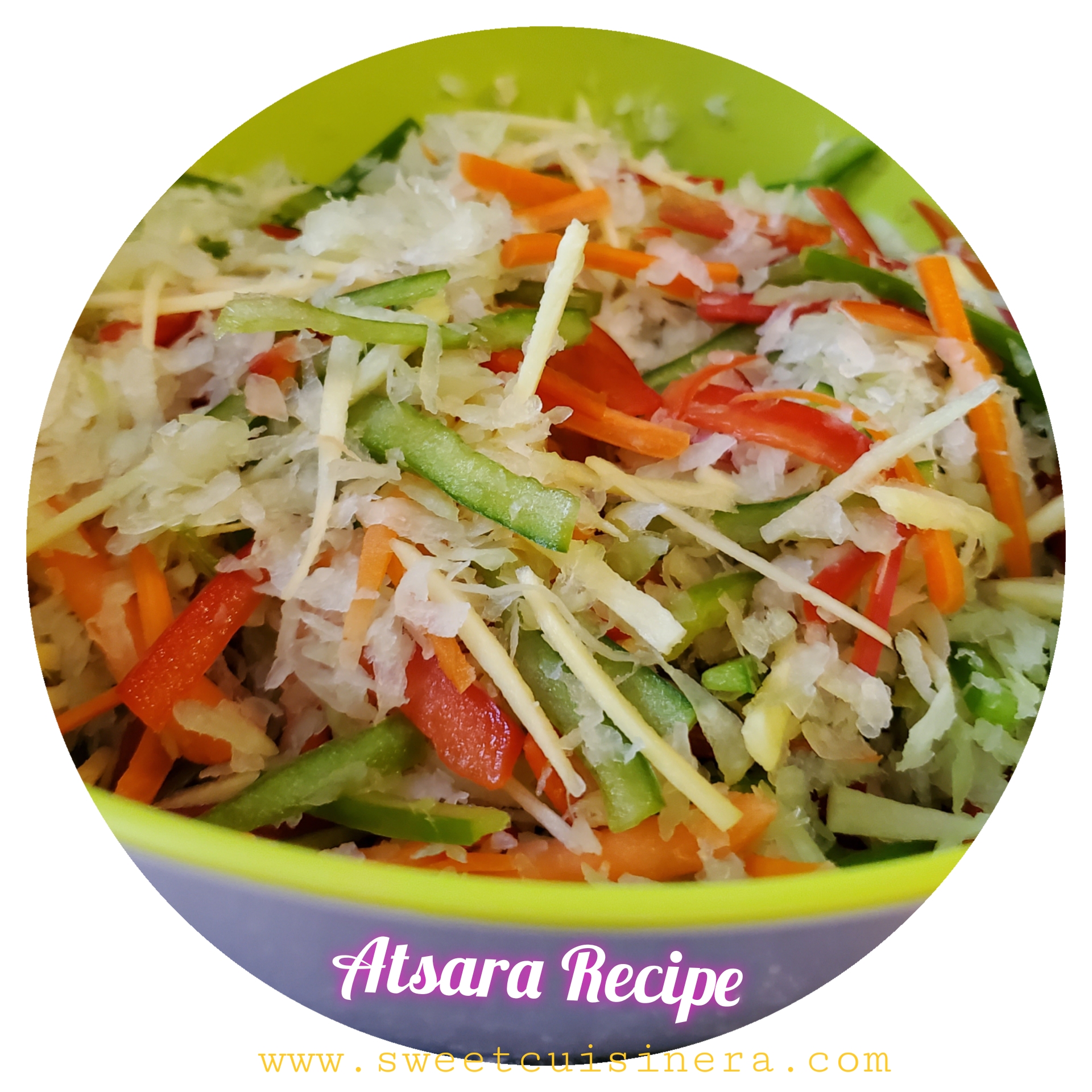 The Sweet Cuisinera: Easy Atsara Recipe