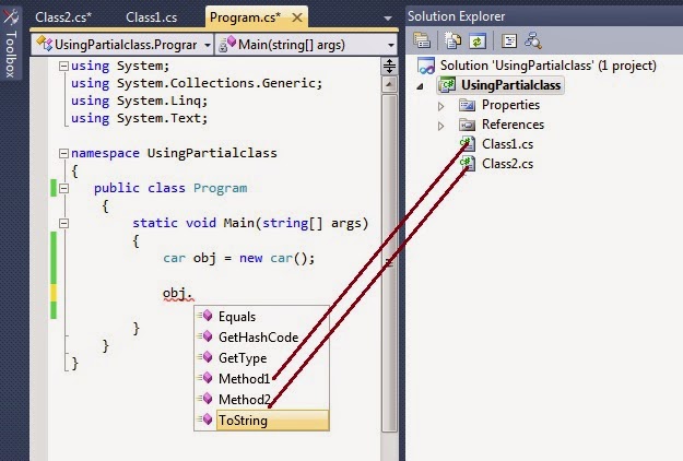 Partial Class In C