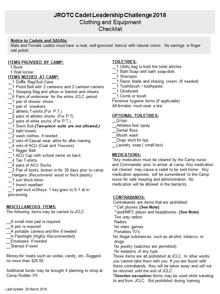 How to survive JCLC: Welcome to JCLC: Home of Uncle Sam