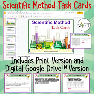 Amy Brown Science: Scientific Method Task Cards