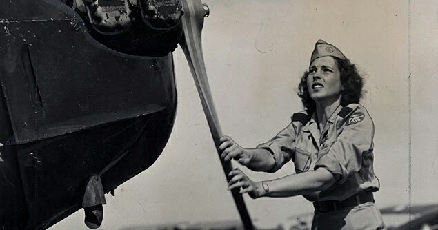 daily timewaster: Pvt. Doris Elkington, a member of Michigan Wing 63 of ...