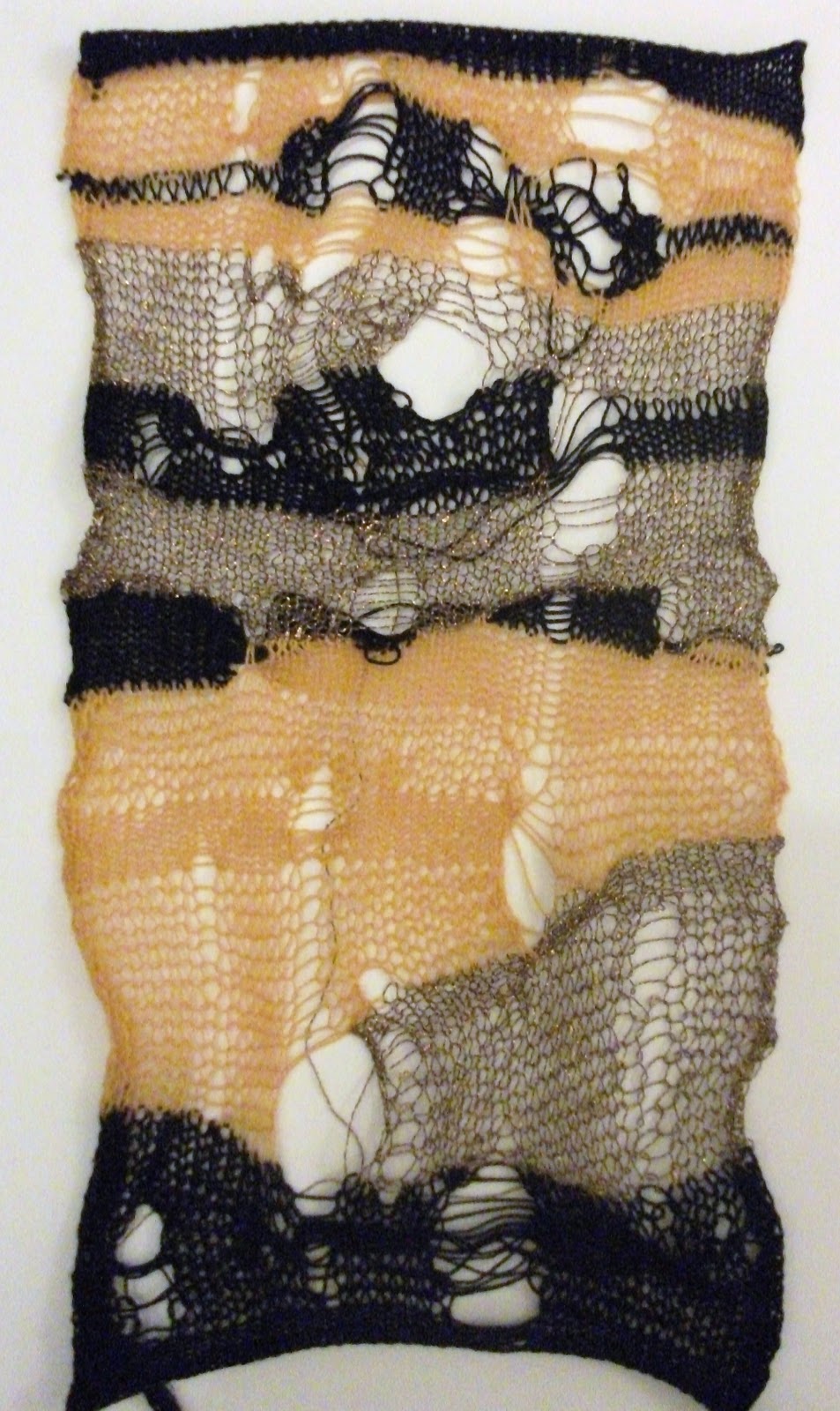 AS GOOD AS KNIT GETS: Moment of Impact - A few knitted samples...