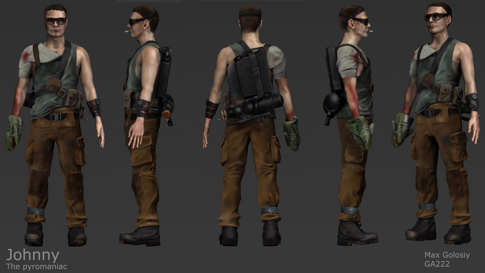 Orthographic View Character