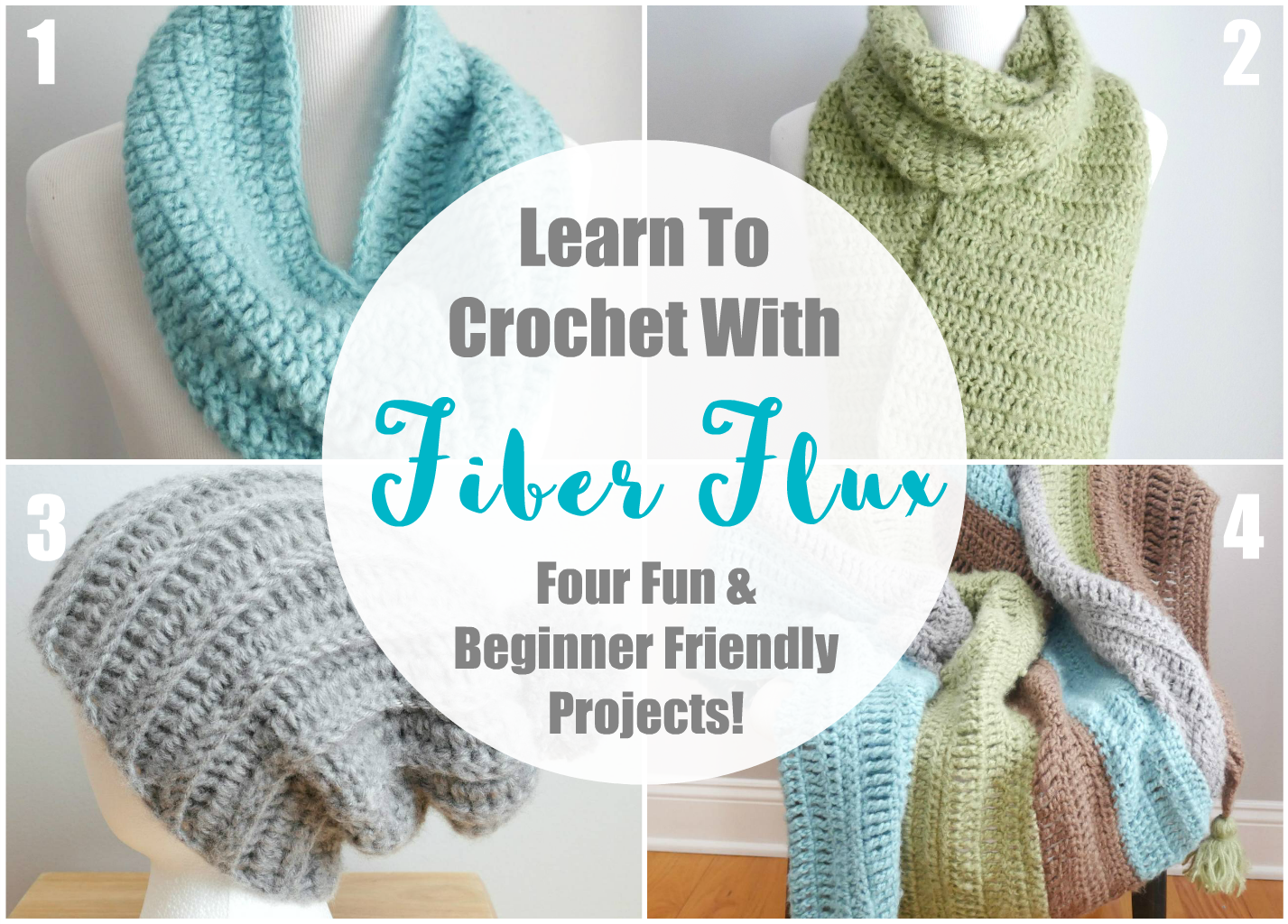 Fiber Flux: Learn To Crochet With Fiber Flux! Series Recap