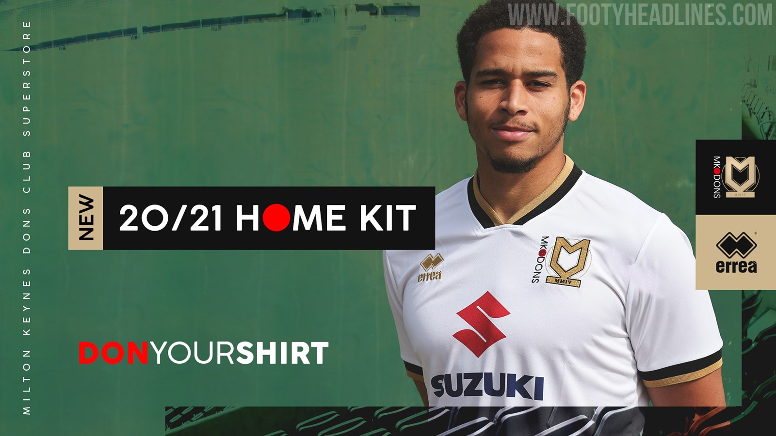 MK Dons 20-21 Home Kit Released - Footy Headlines