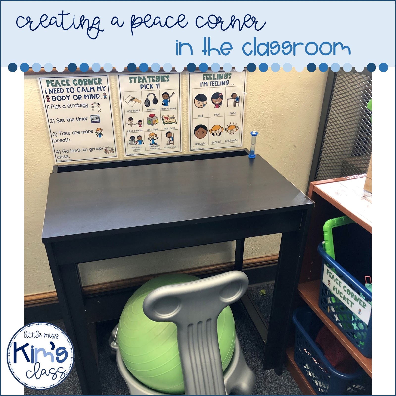 Little Miss Kim's Class: Creating a Peace Corner or Calm Down Space in ...