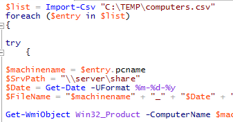 Animus Prime: Powershell - Create List of Installed Software