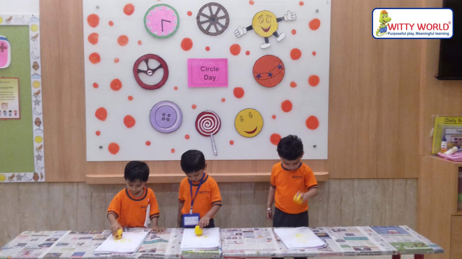 On the top of the World...: Introduction to shape Circle by Playgroup ...