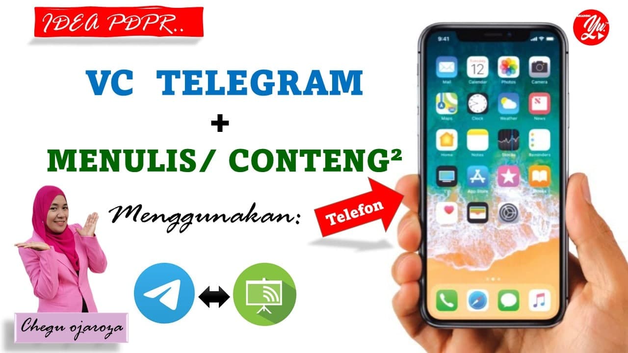 VIDEO CALL TELEGRAM DAN APLIKASI UNTUK MENULIS MENGGUNAKAN SKRIN ...