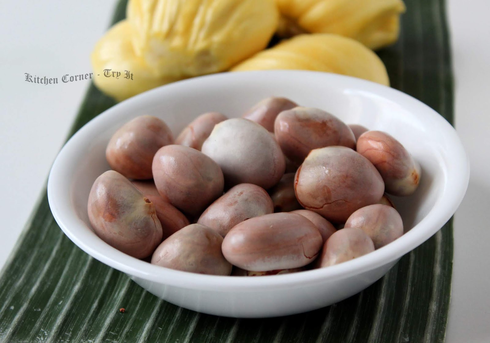 Chakkakuru Ularthiyathu/Jack fruit Seeds Stir-Fry