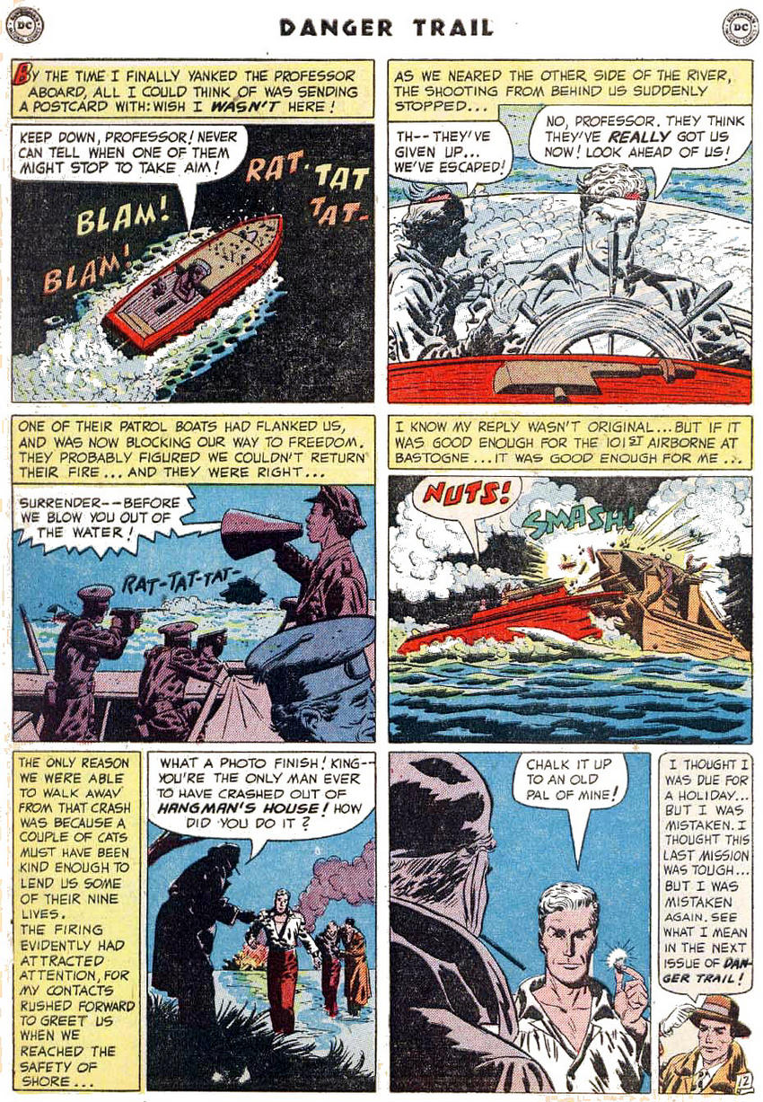 Pappy's Golden Age Comics Blogzine: Number 1213: The short Danger Trail