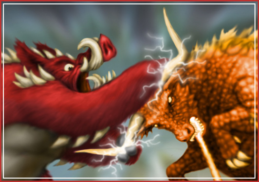 LUDstuff!: SCULPTURE - "King Hog VS Bullzilla" pt. 1