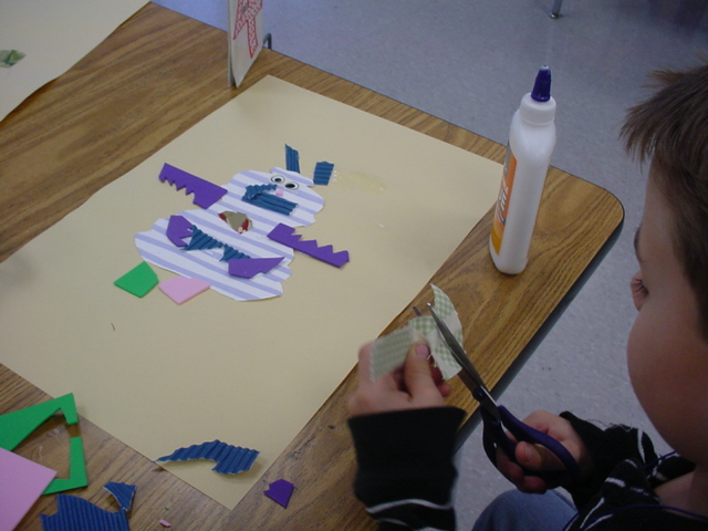 Mrs. Knight's Smartest Artists: Imaginary Creatures Collage