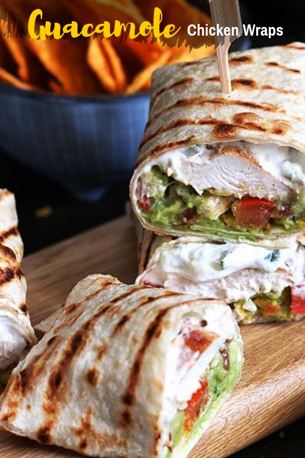 Guacamole Chicken Wraps - RF CHICKEN