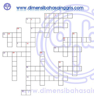 Simple Present Tense Crossword Puzzle dan Kunci Jawaban Free PDF ...
