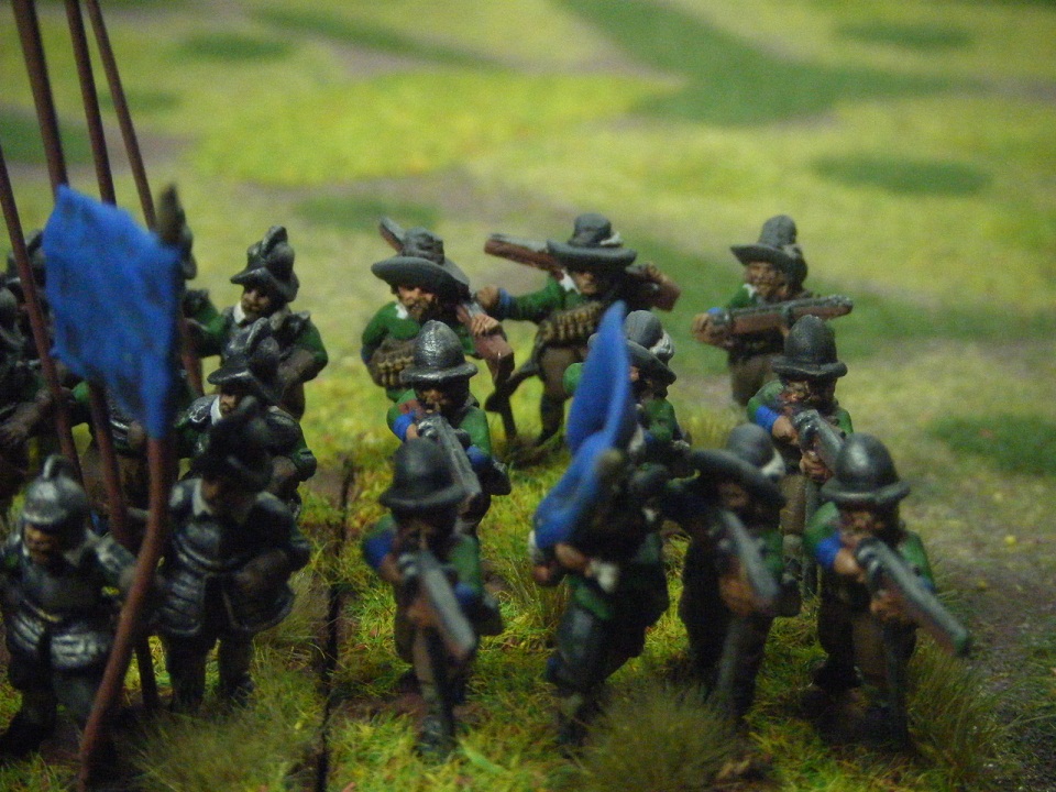 Wargaming Girl: WIP: 30YW Foot, The Green-Blue Regiment #3