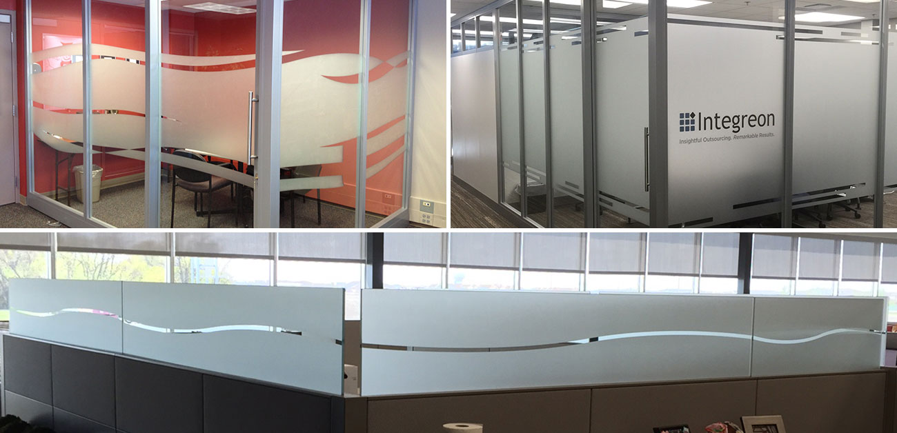 Get Your Glass Half-Full: 6 Ways We Make Signs Work On Glass - Office ...