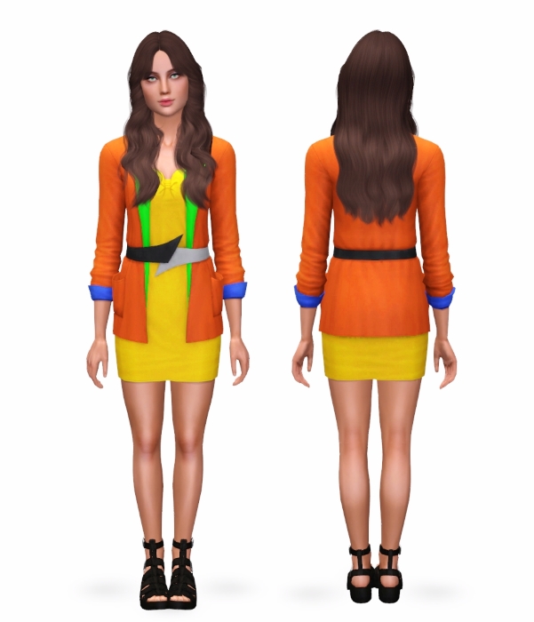 Decades Dress With Belt For TF