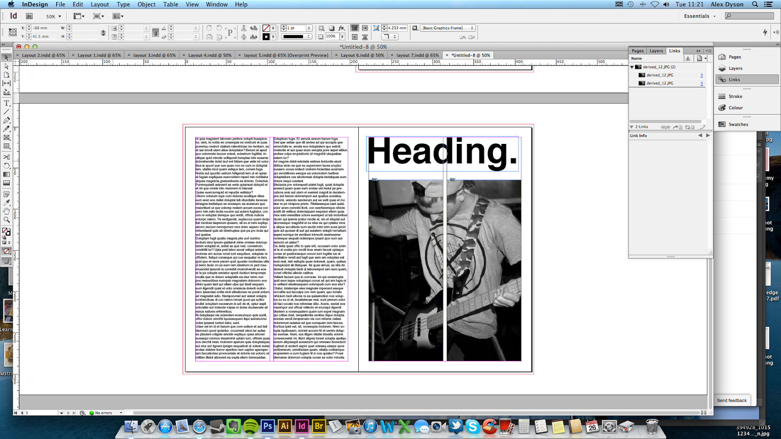 OUGD404 - Design Principles - Visual Literacy - Grids and Layout | Alex ...