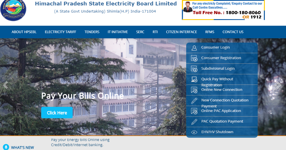 How to pay your Electricity bill online in HP on HPSEB (Himachal ...
