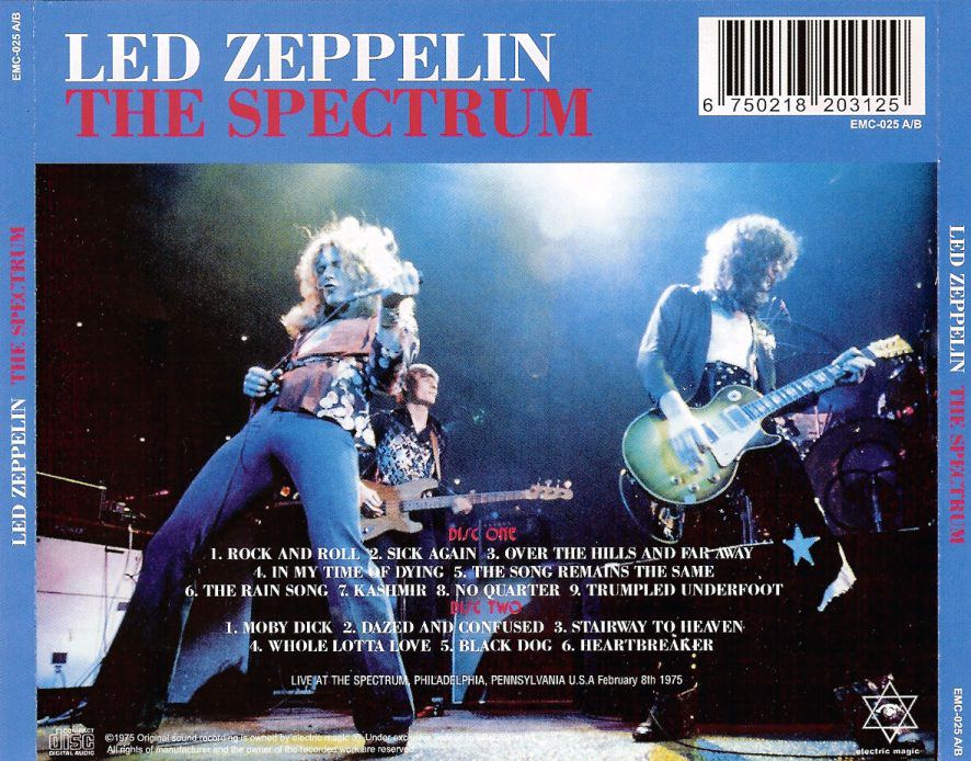 T.U.B.E.: Led Zeppelin - 1975-02-08 - Philadelphia, PA (AUD/FLAC)
