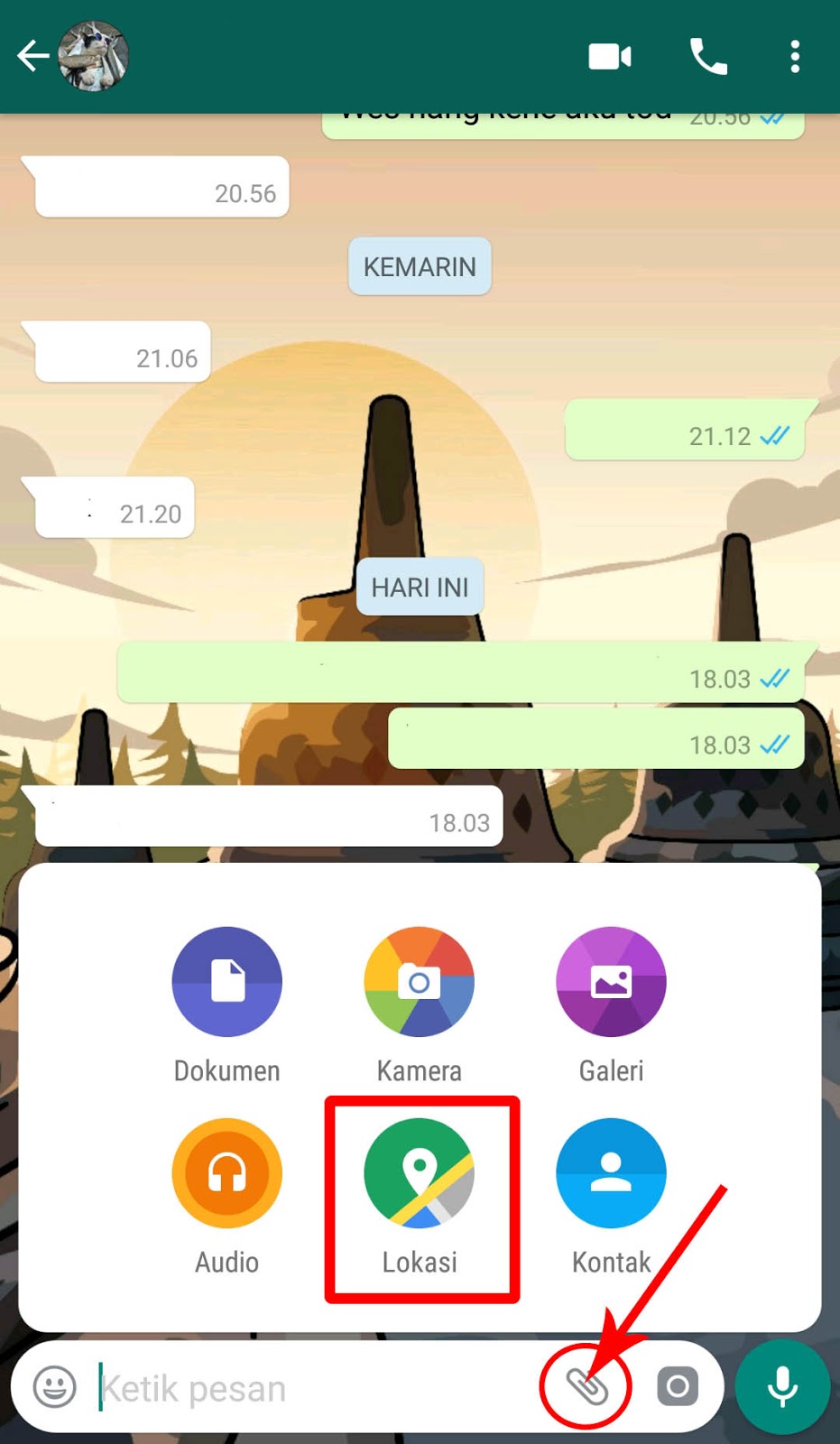 Cara Share Lokasi di WhatsApp Kepada Teman - SIAP UJIAN