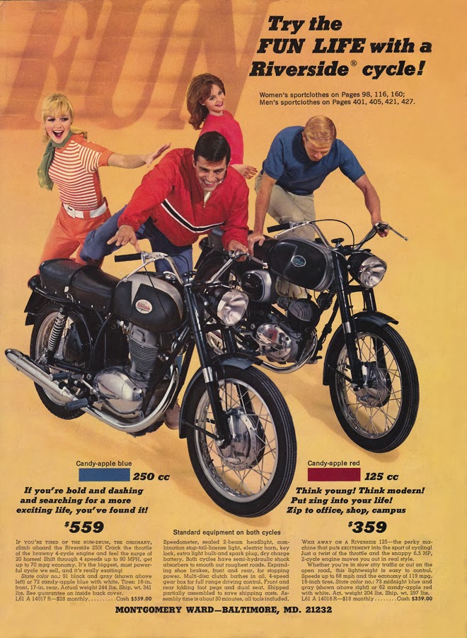 BZ's BMW Isetta 300's: 1967 Wards Riverside 125 (Benelli Cobra)