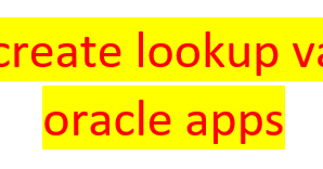Oracle Application's Blog: API to create lookup values in oracle apps