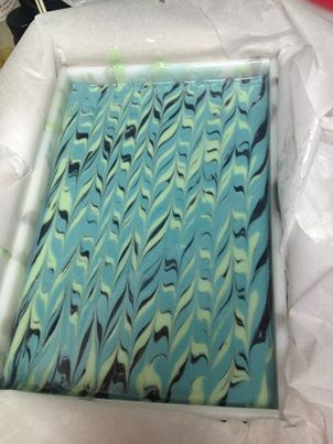 Second Spring Soaps: Swirling Soap Series: Simple Swirl