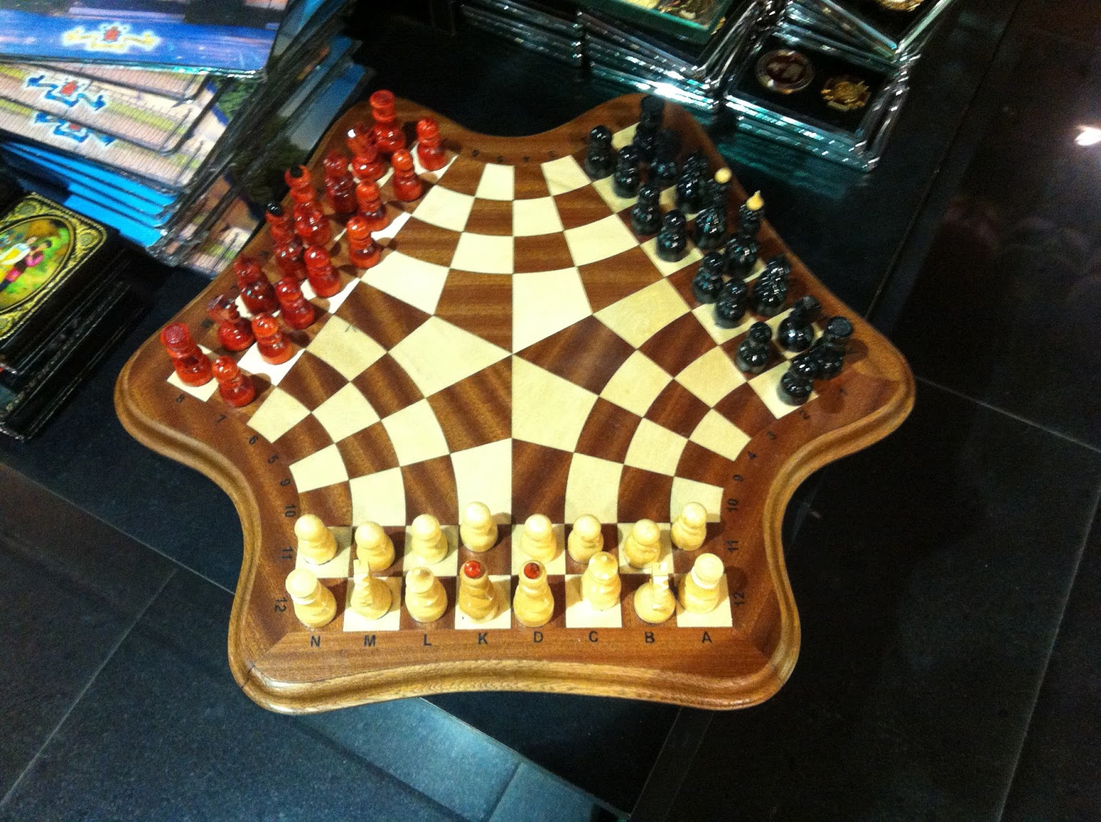 Variavoer: Variant: Schaken voor drie personen