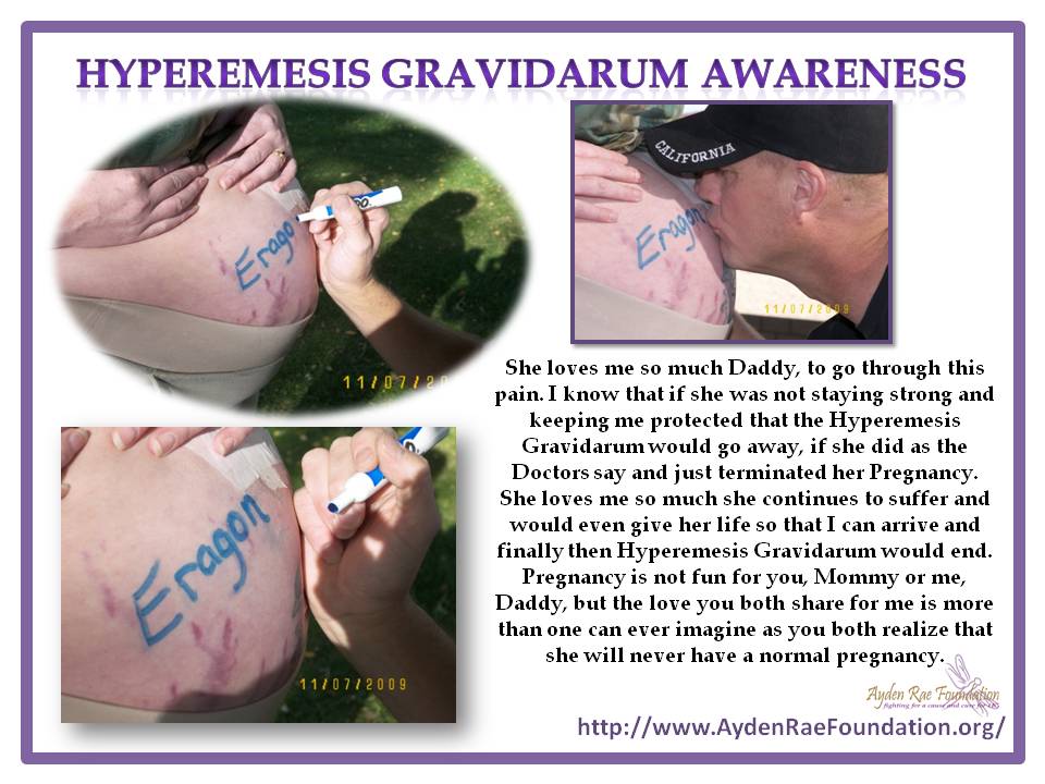 Ayden Rae Foundation: Hyperemesis Gravidarum Awareness Month October!