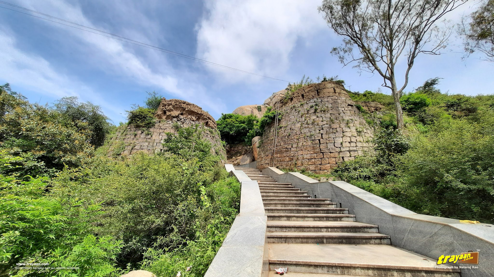 The spectacular Devarayanadurga and a natural spring called Namada ...